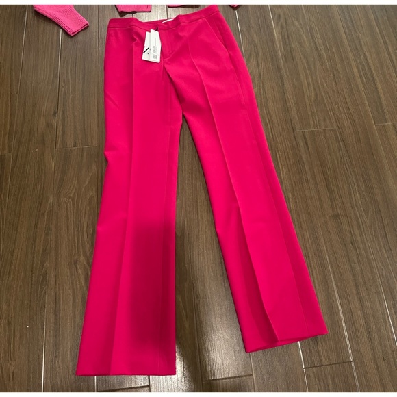 Zara | Pants & Jumpsuits | Zara Pink Full Length Pants | Poshmark